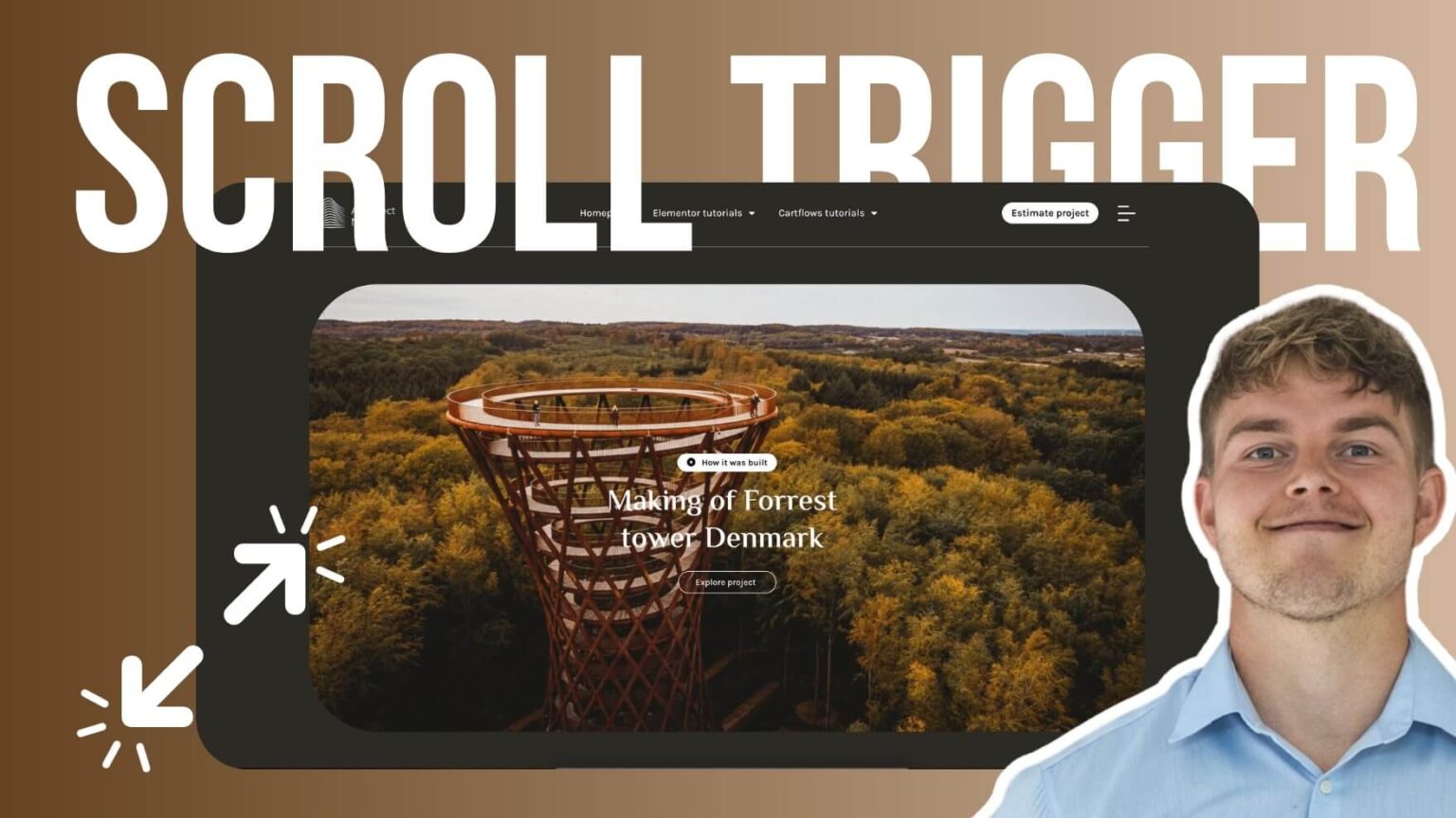 Gsap Scrolltrigger Elementor How To Play A Video On Scroll In Elementor Youtube Tutorial